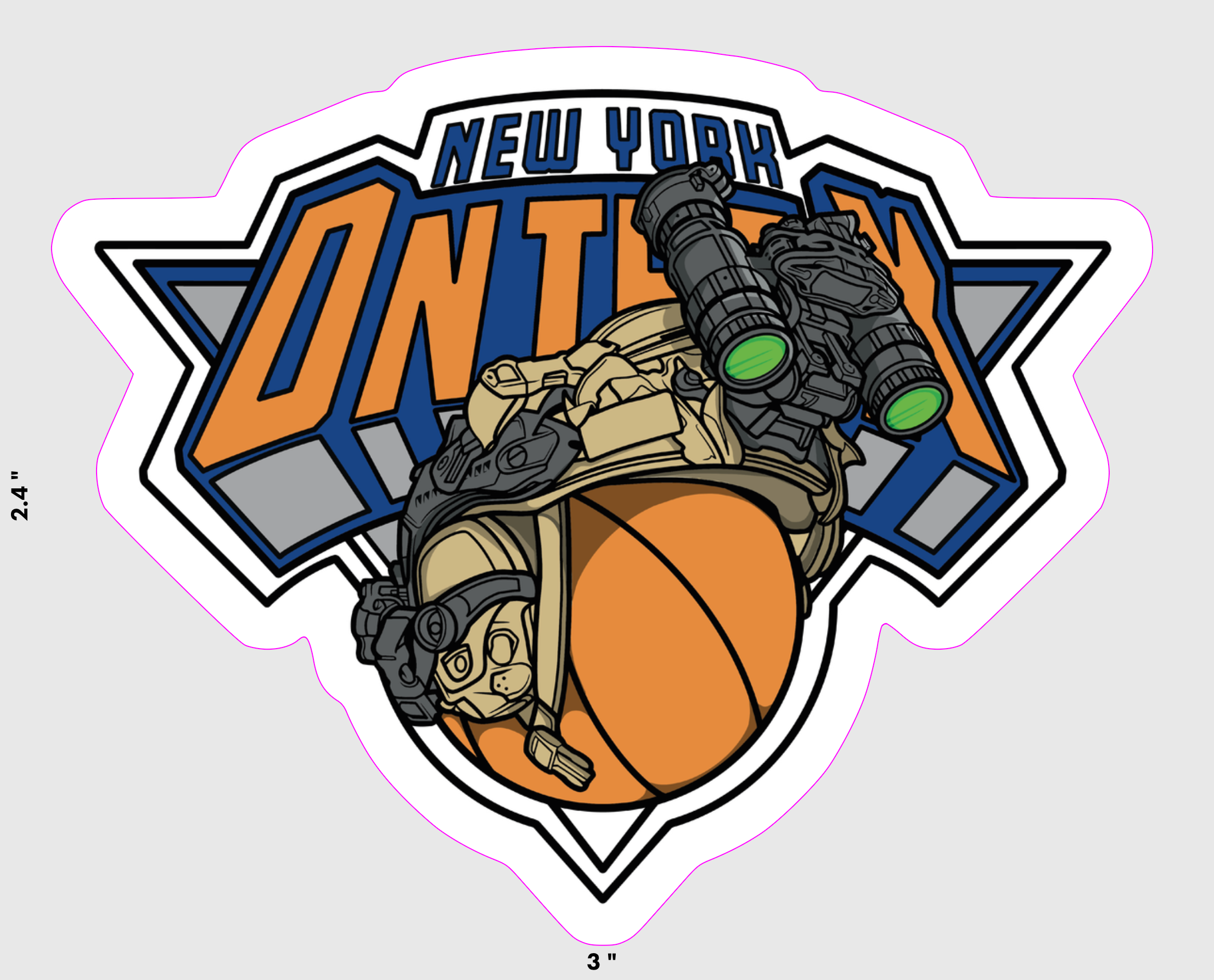 NY Knicks Sticker – OTXNation
